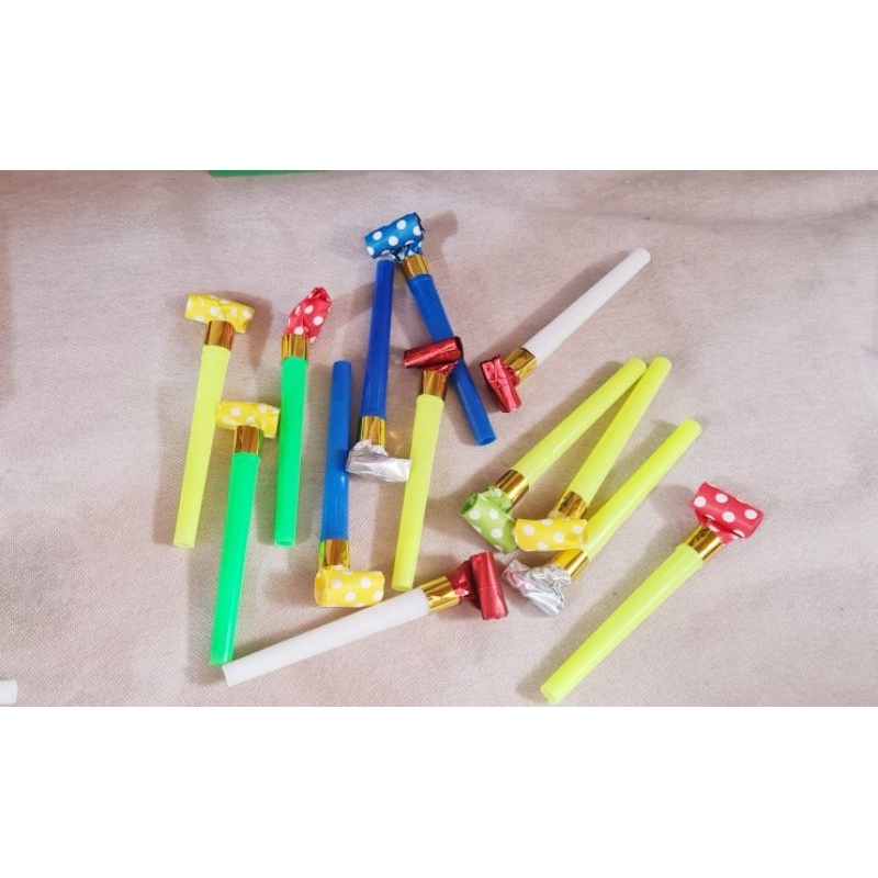 Jual Terompet Tiup Pesta Birthday/Pluit Tiup Kertas Gulung | Shopee ...