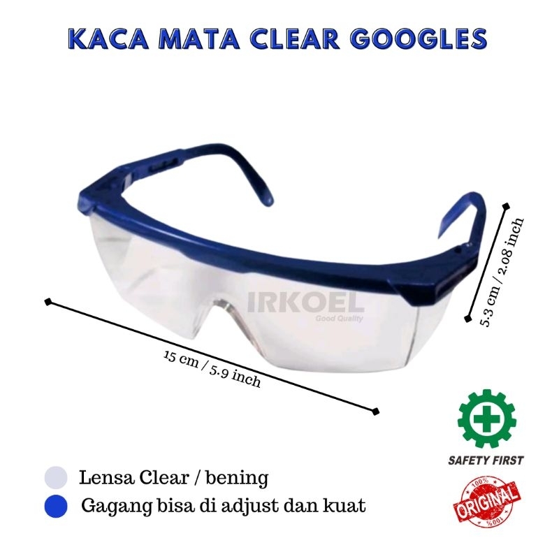 Jual KACA MATA PROYEK KACA MATA LAS KACA MATA JALAN | LENSA CLEAR ...
