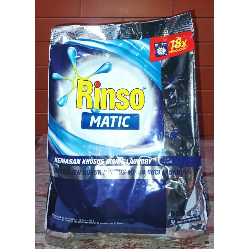 Jual Rinso Matic 900 gr Deterjen Bubuk | Shopee Indonesia