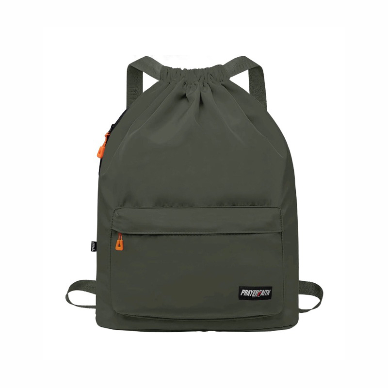 Jual Tas Serut Ransel Hijau Army / Tas sekolah / Tas Serbaguna pria ...