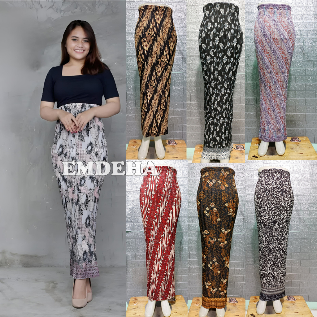 Jual Rok Batik BAwahan Kebaya/Rok batik Span/ada semua varian motif/Rok ...