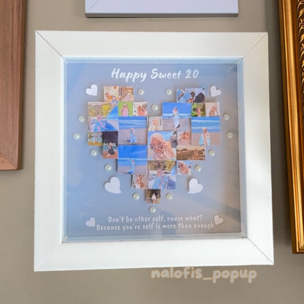 Jual Nalofis Pop Up Frame 3D Kolase Love Version 20x20 cm | Pop Up ...