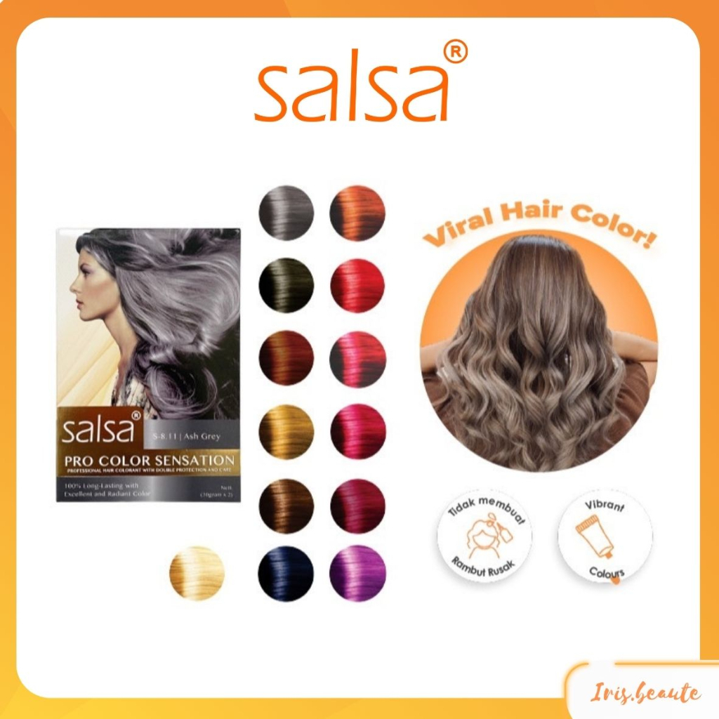 Jual SALSA Permanent Hair Color / Pro Colour Sensation / Semir Rambut ...