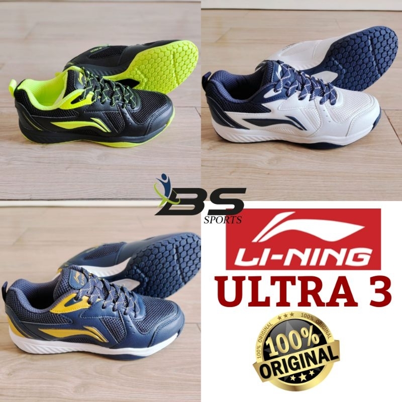 Jual SEPATU BADMINTON LINING ULTRA 3 ULTRA III AYTS069 ORIGINAL ...