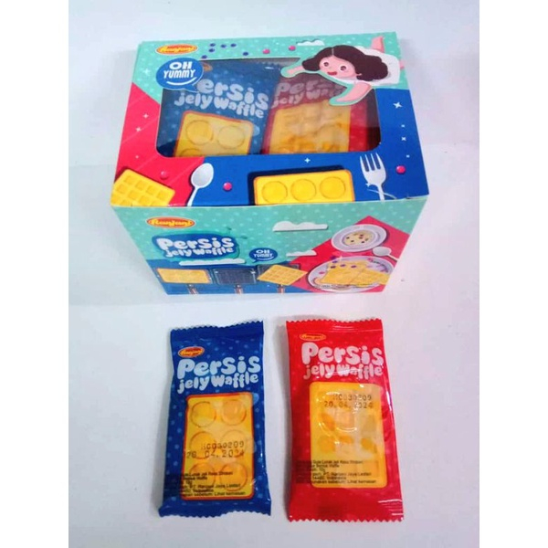 Jual Permen Cemilan Snack Jelly Jeli Waffle Wafer Mainan Anak Murah ...