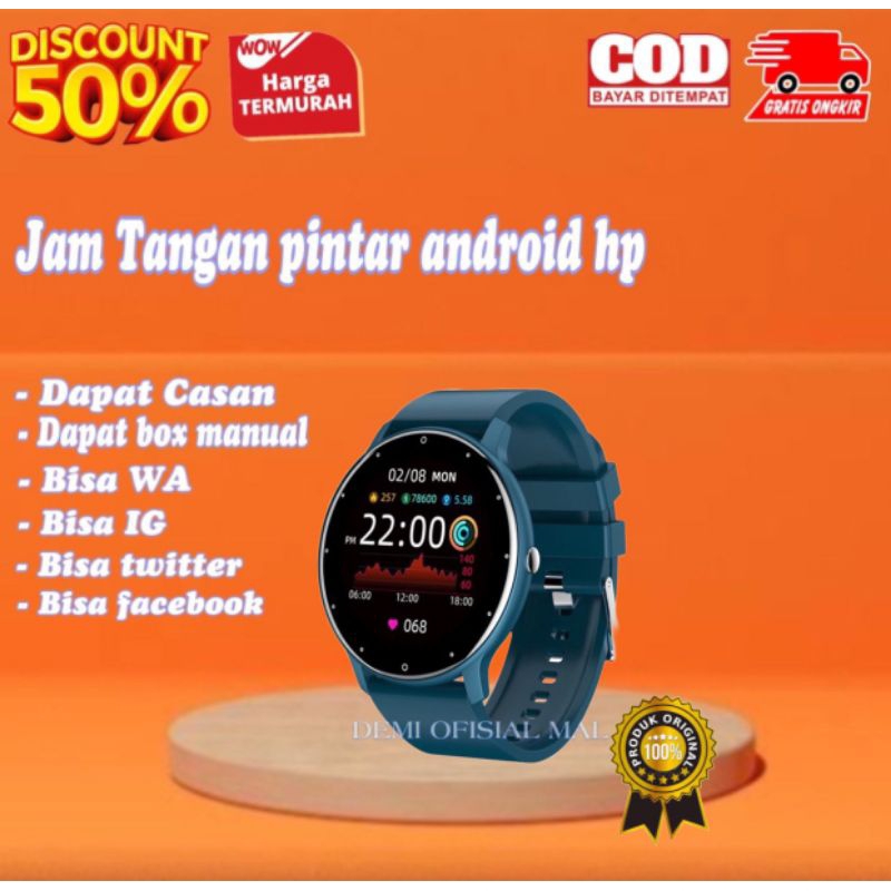Jual NEW Jam Tangan Android Pintar Hp Anti Air Bisa Berenang Smartwatch ...