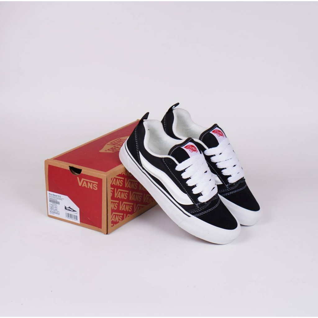 Jual SEPATU VANS KNU SKOOL BLACK WHITE | Shopee Indonesia