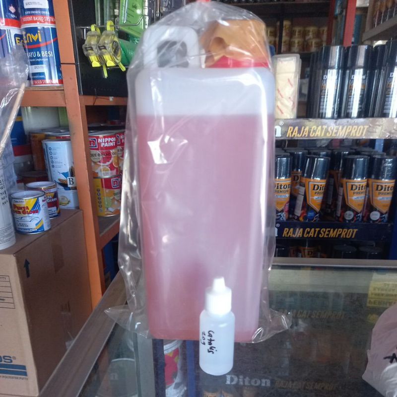 Jual Resin merah 1kg+ katalis 20g | Shopee Indonesia