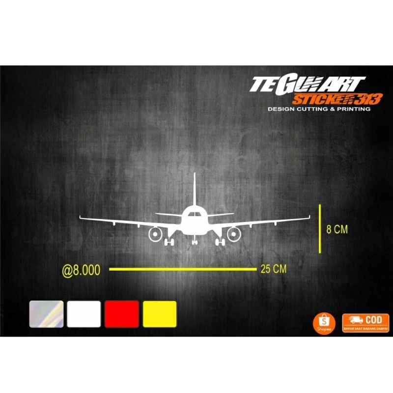 Jual STICKER PESAWAT TEMPUR | Shopee Indonesia