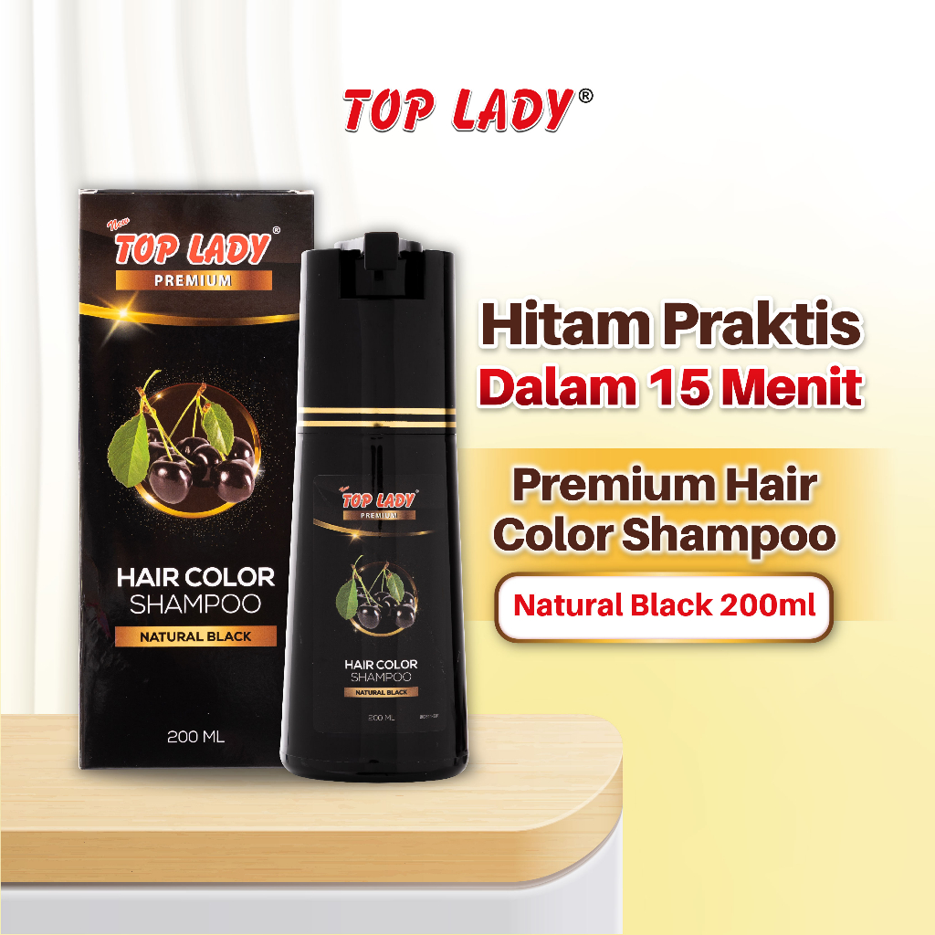Jual TOP LADY Shampoo Uban BOTOL NEW Premium Hair Color Semir Rambut ...