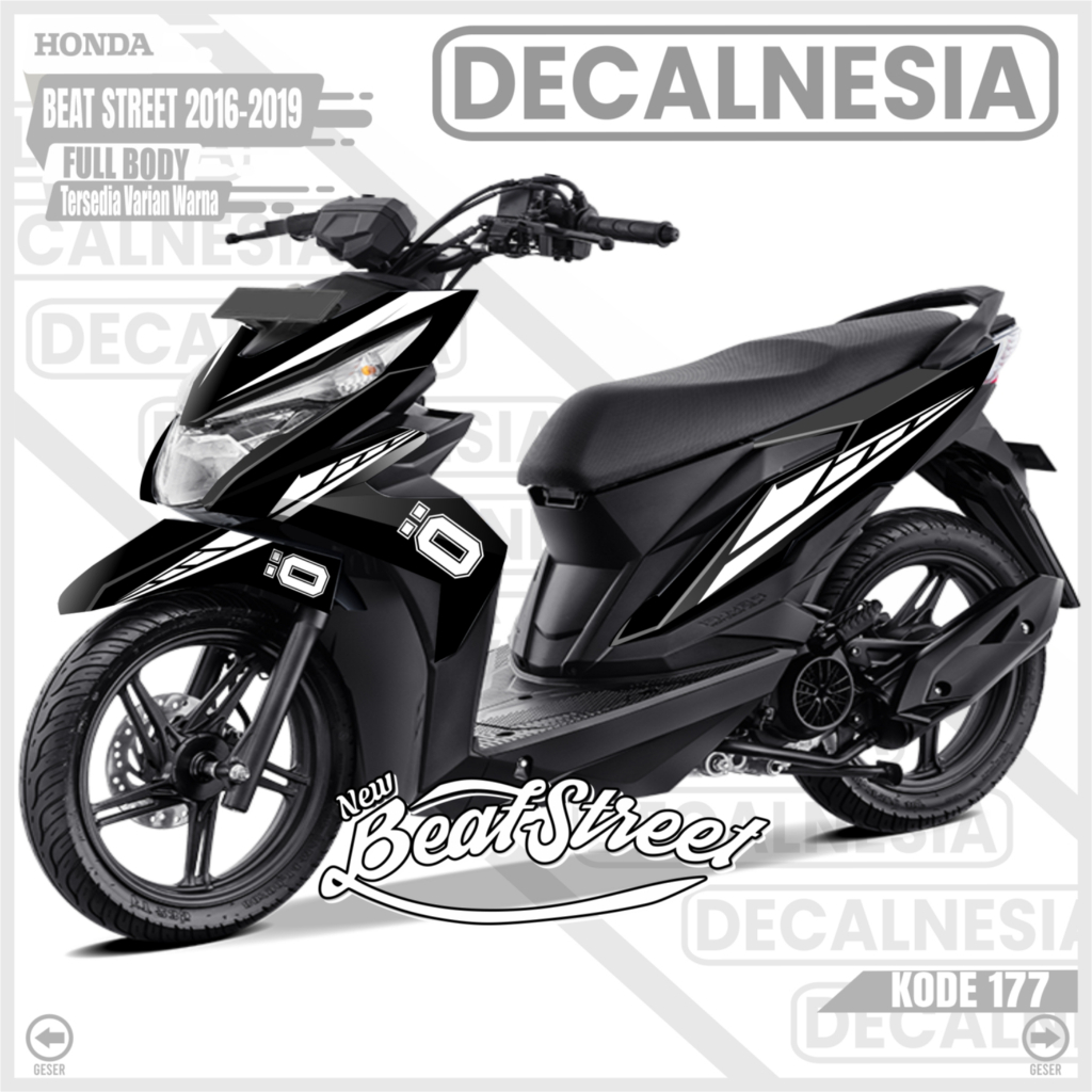 Jual Stiker Decal Motor Beat Street Old 2016 2017 2018 2019 Full Body ...