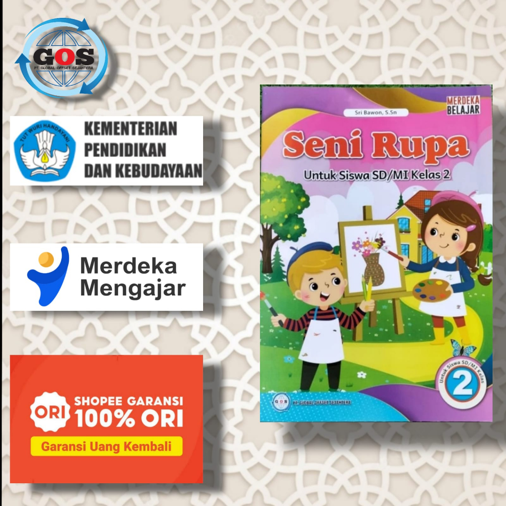 Jual Buku Siswa Seni Rupa kelas 2 SD / MI Kurikulum Merdeka - PT Global Offset Sejahtera (GOS ...