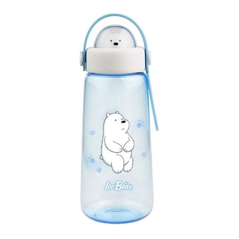 Jual MINISO Botol Minum - We Bare Bears Collection Plastic Cool Water ...