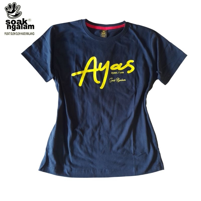Jual OLEH OLEH KAOS KHAS MALANG, KAOS AYAS BY SOAK NGALAM | Shopee Indonesia
