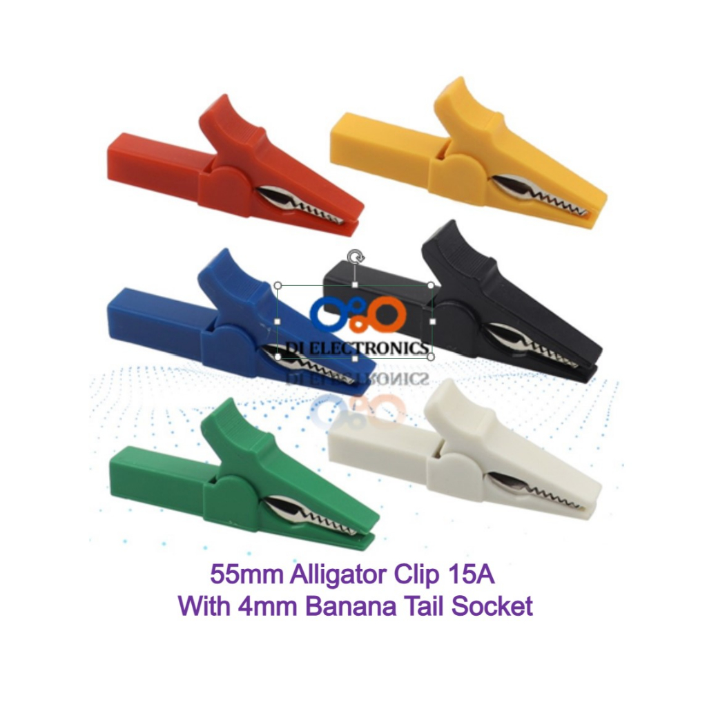 Jual 55mm Capit Buaya Crocodile Clamp Alligator Clip 15A To 4mm ...