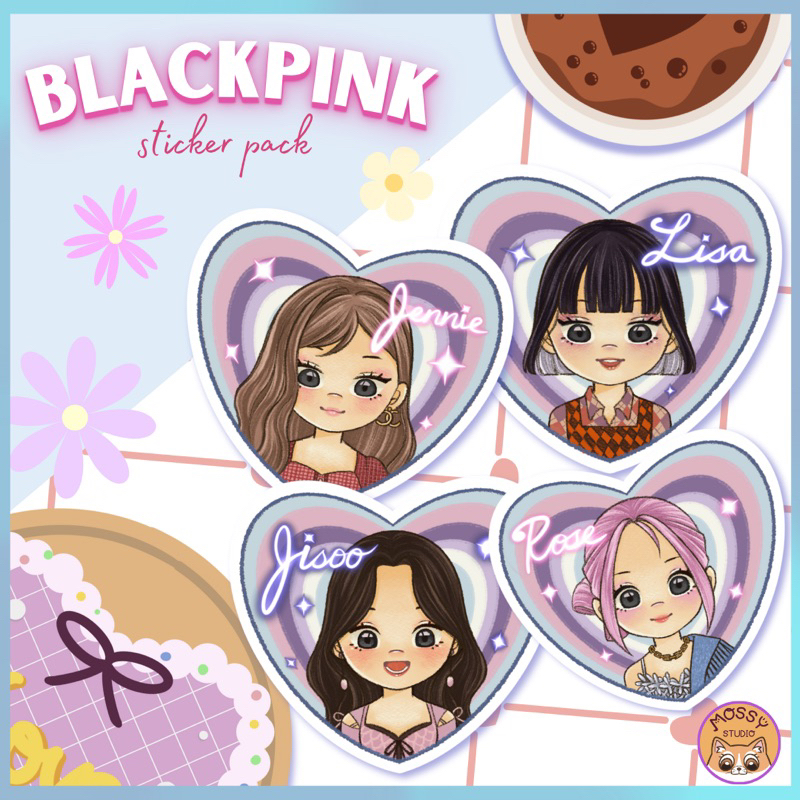 Jual [MOSSYSTUDIO] Blackpink Lovesick Girls Sticker Pack - Sticker ...