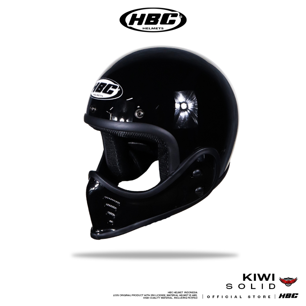 Jual HBC Helm Kiwi Moto Solid | Shopee Indonesia