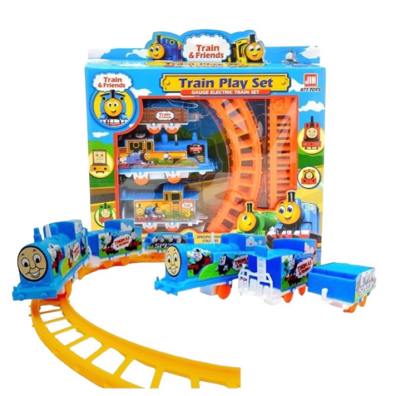 Jual Mainan Anak Kereta Rel 3 Gerbong Mainan Trek Rel Kereta Thamos And