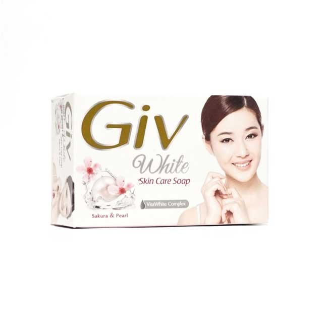 Jual Giv White Sabun Mandi Batang Sakura & Pearl 72 gr | Shopee Indonesia