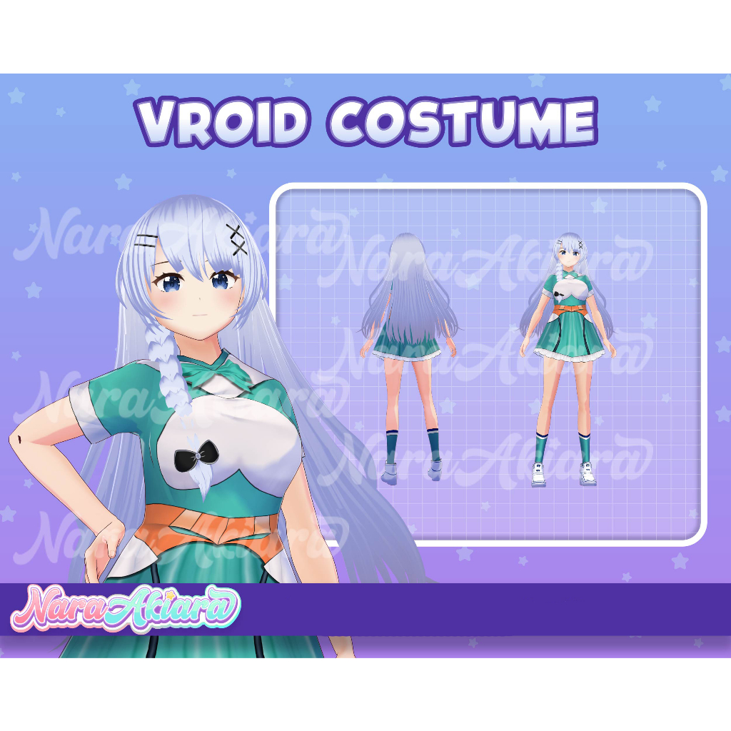 Jual Dandani VTuber Anda dengan Outfit Vroid 3D Kualitas Tinggi ...