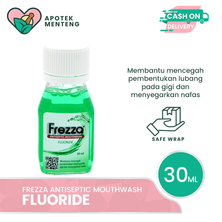 Jual Frezza Antiseptic Mouthwash Fluoride 30 ML - Pencegahan Gigi ...