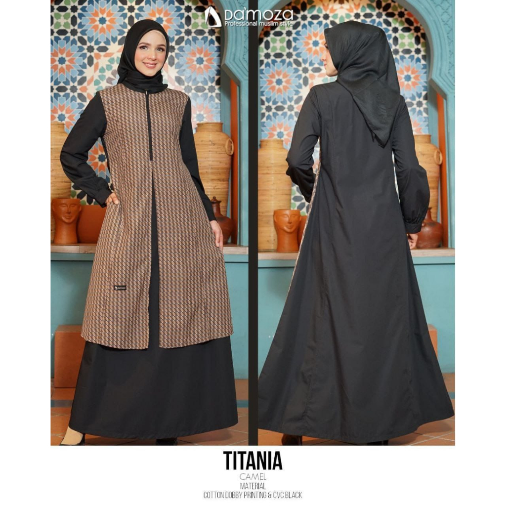 Jual GAMIS DAMOZA TITANIA BLACK BROZE LIMITED | Shopee Indonesia