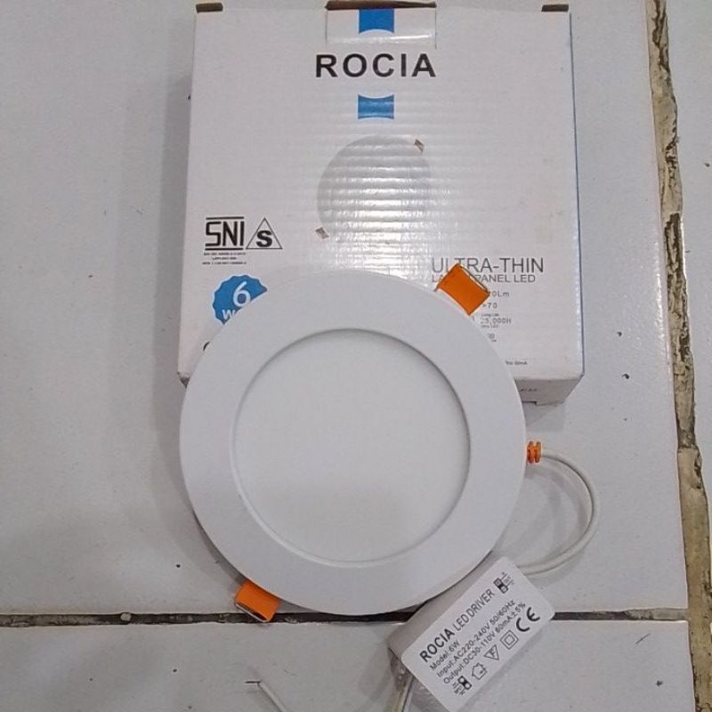 Jual Rocia INBOW LED panel 3wat 6wat 9wat 18wat LED panel bulat rocia ...