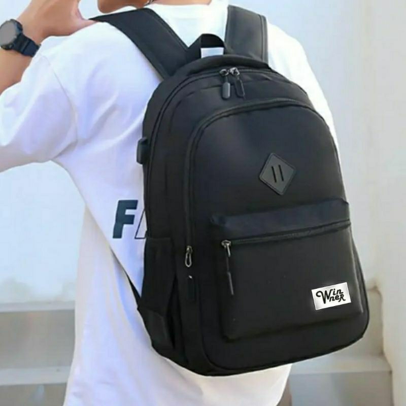 Jual Tas Ransel Laptop Waterproof Pria Backpack Tas Sekolah Sma Tas ...