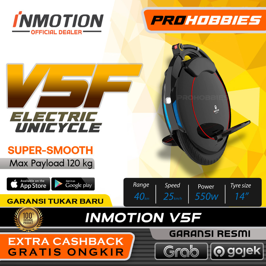 Jual Inmotion V5F Electric Unicycle Smart Wheel balance scooter V5 F ...