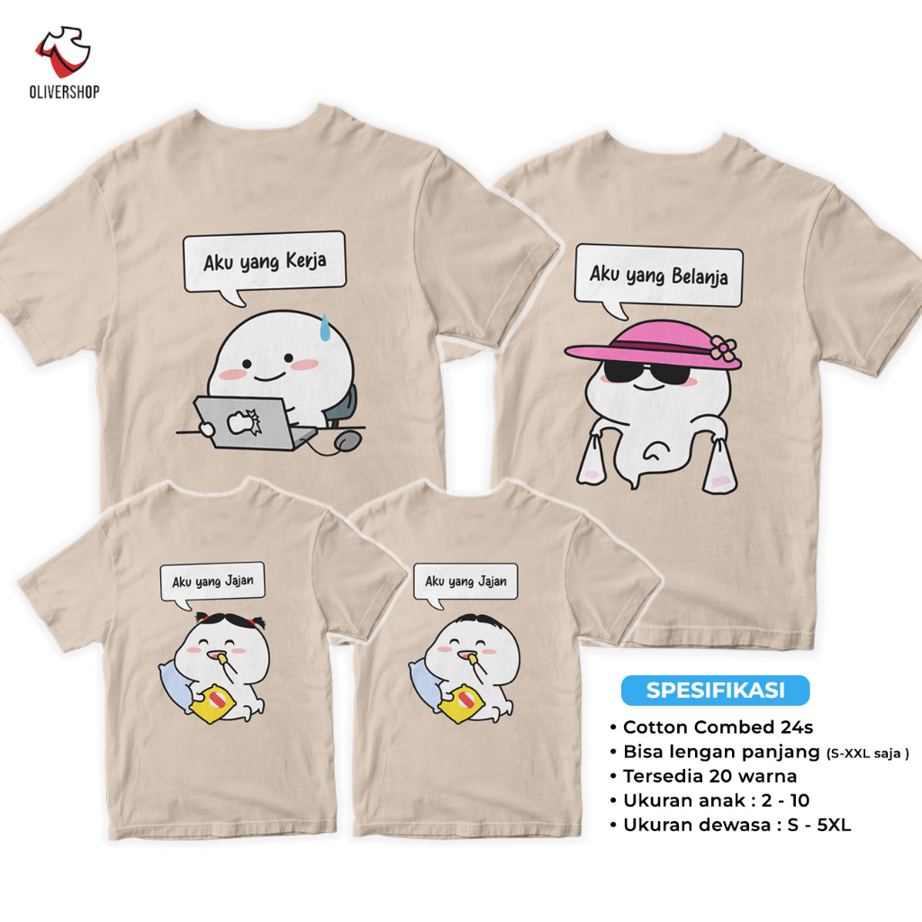 Jual Baju Kaos Pentol Aku/Gue yang Kerja Gue yang Belanja Gue yang ... Jual Baju Kaos Pentol Aku/Gue yang Kerja Gue yang Belanja Gue yang ...