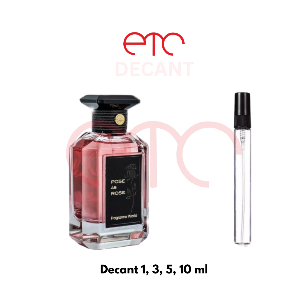 Jual Decant Parfum Fragrance World Pose As Rose EDP for Unisex | Shopee ...