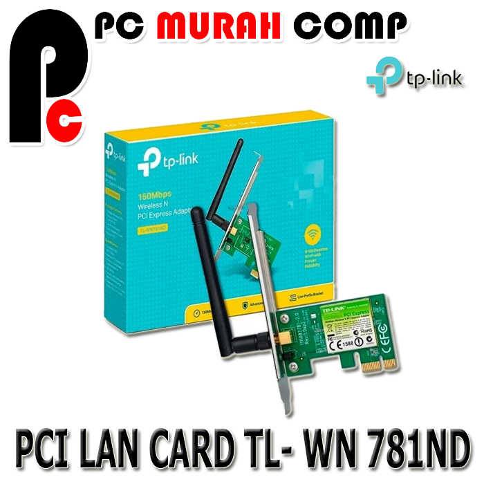 Jual PCI Wifi Card TP-LINK TPLINK 781ND WIRELESS/ PCI LAN | Shopee ...