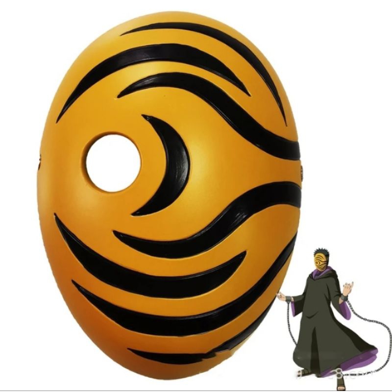 Jual Topeng Cosplay Akatsuki Tobi Obito Rinegan Uchiha Madara | Shopee ...
