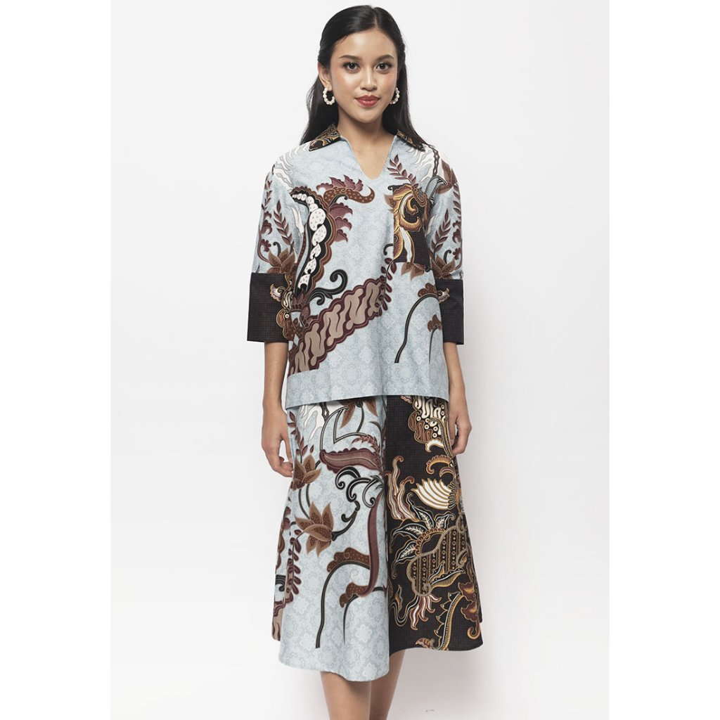 Jual Batik Solo Caya Ladies Paras Top M1 | Shopee Indonesia