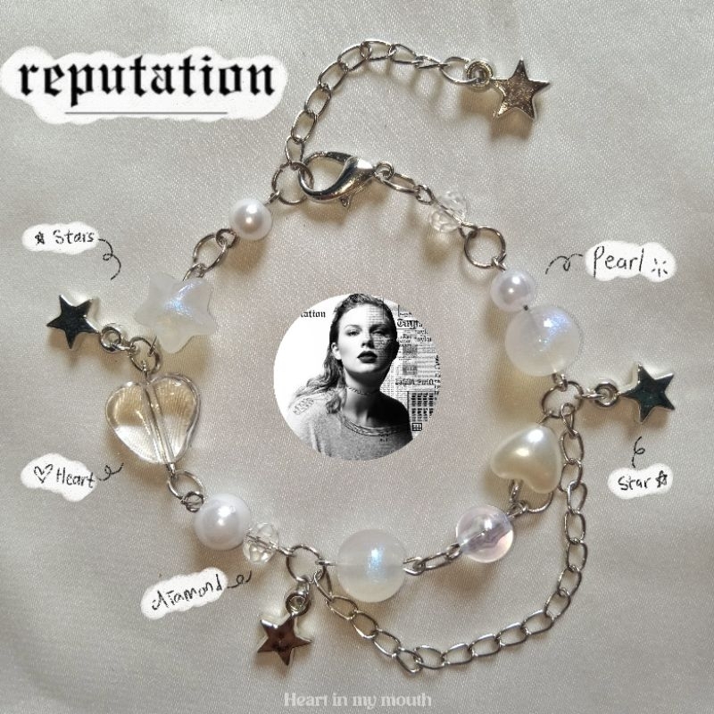 Jual Taylor Swift Reputation album bracelet | beads bracelet | Shopee ...