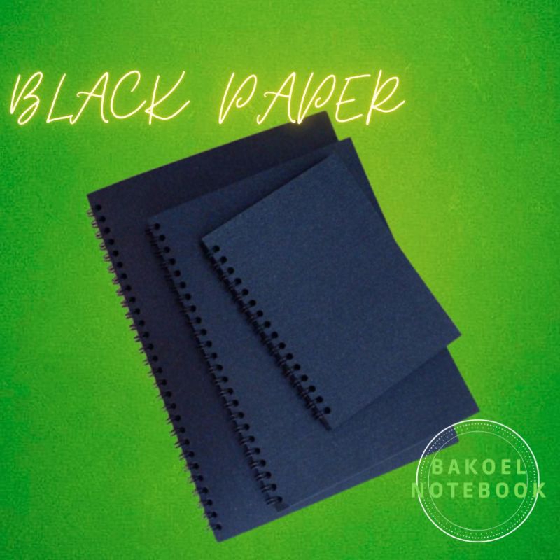 Jual NOTEBOOK BLACK PAPER/SKETCHBOOK HITAM/BUKU SKETSA | Shopee Indonesia