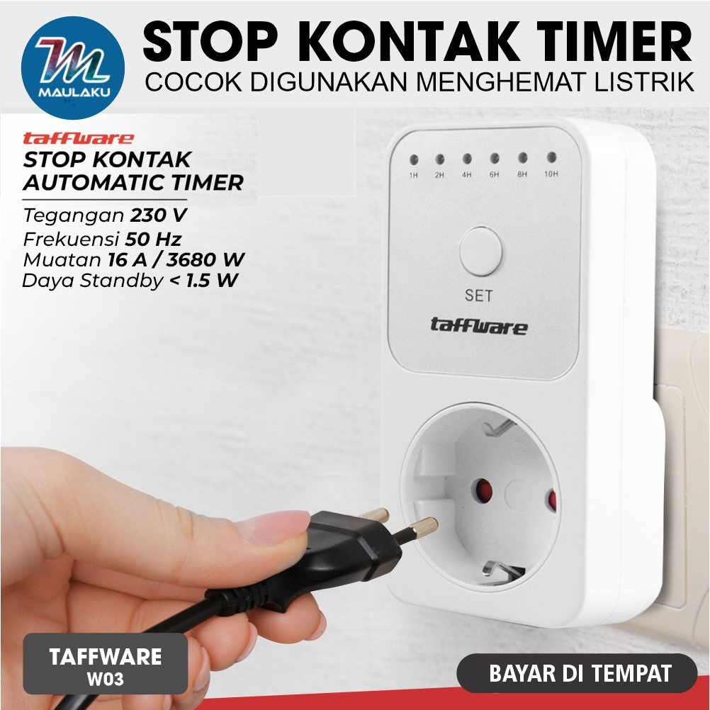 Jual Stop Kontak Pengatur Waktu Digital Otomatis Automatic Timer Switch ...