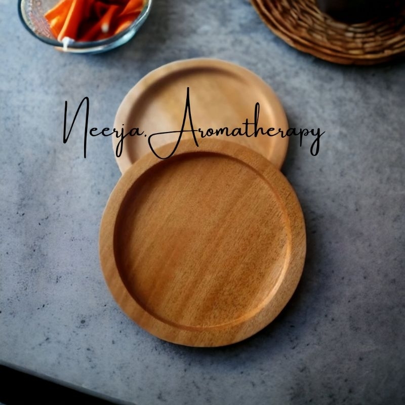 Jual Coaster tatakan gelas kayu/koster tatakan gelas lilin | Shopee ...