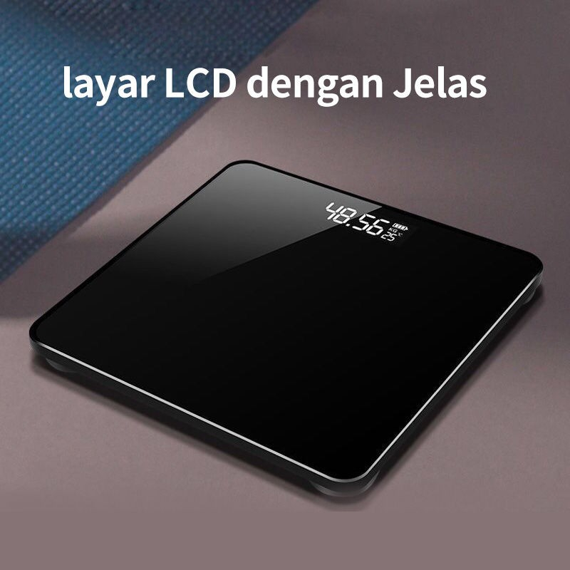 Jual TIMBANGAN BADAN DIGITAL 180 KG / TIMBANGAN BADAN KACA HITAM ...