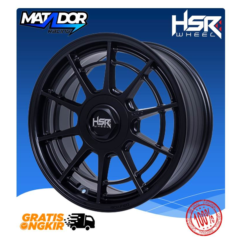 Jual VELG RACING HSR ORIGINAL TIPE BOAFEO GA332 HSR RING 15X65 H8X100 ...