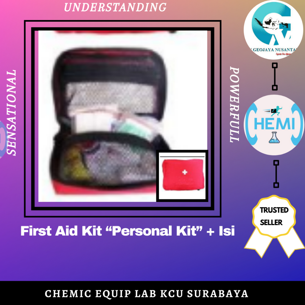 Jual First Aid Kit “Personal Kit” + Isi (Perlengkapan P3K, Type Tas ...