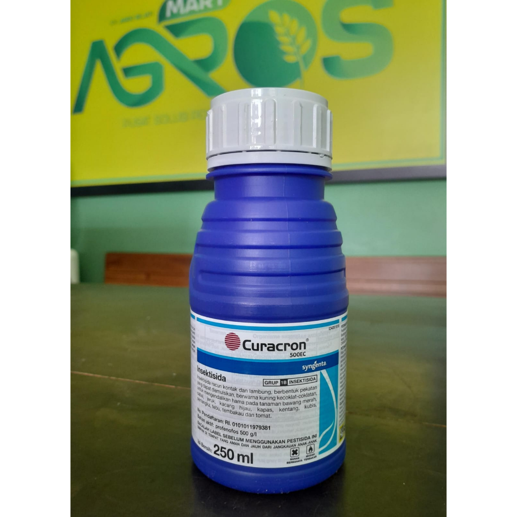 Jual Insektisida Curacron 500 EC 250ml obat thrips, kutu daun, ulat ...