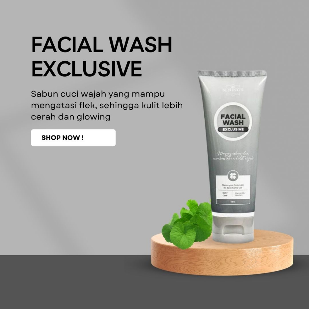 Jual FACIAL WASH EXCLUSIVE BENING'S | SABUN WAJAH BENING'S EXCLUSIVE ...