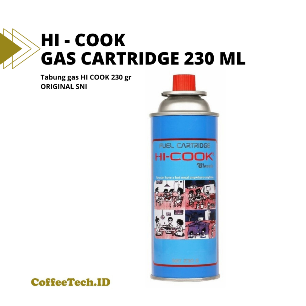 Jual HI - COOK GAS CARTRIDGE 230 ML // ORIGINAL HI COOK SNI // TABUNG ...