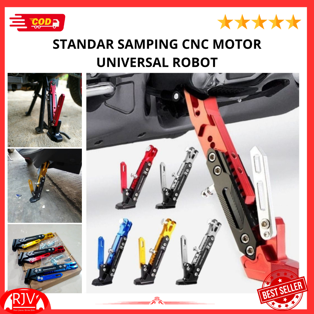 Jual Standar Jagang Samping Motor CNC Model Robot Universal Bisa semua ...