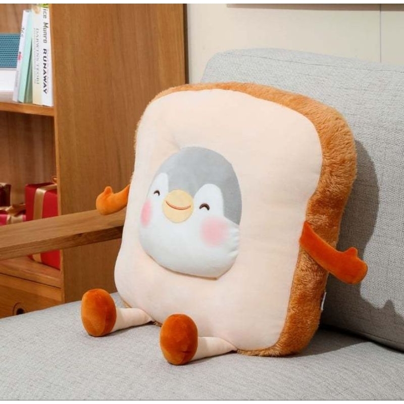 Jual Bantal Duduk Bentuk Roti - MINISO Cartoon Series Sliced Bread ...