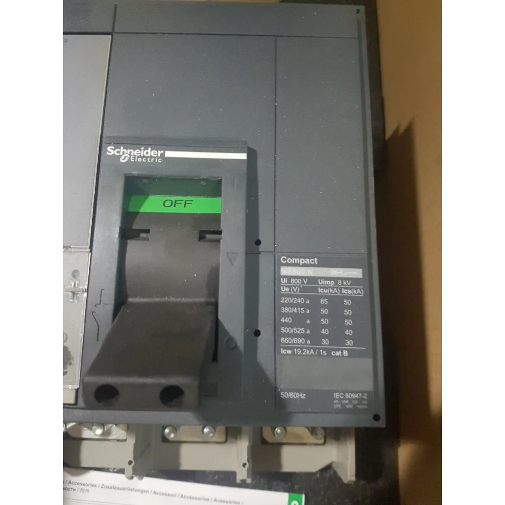 Jual MCCB SCHNEIDER COMPACT NS800N NS 800N 800A 800 A 3P 3Pole 50KA 33466 | Shopee Indonesia