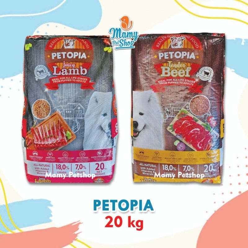 Jual PETOPIA 20 KG PAKAN ANJING | Shopee Indonesia