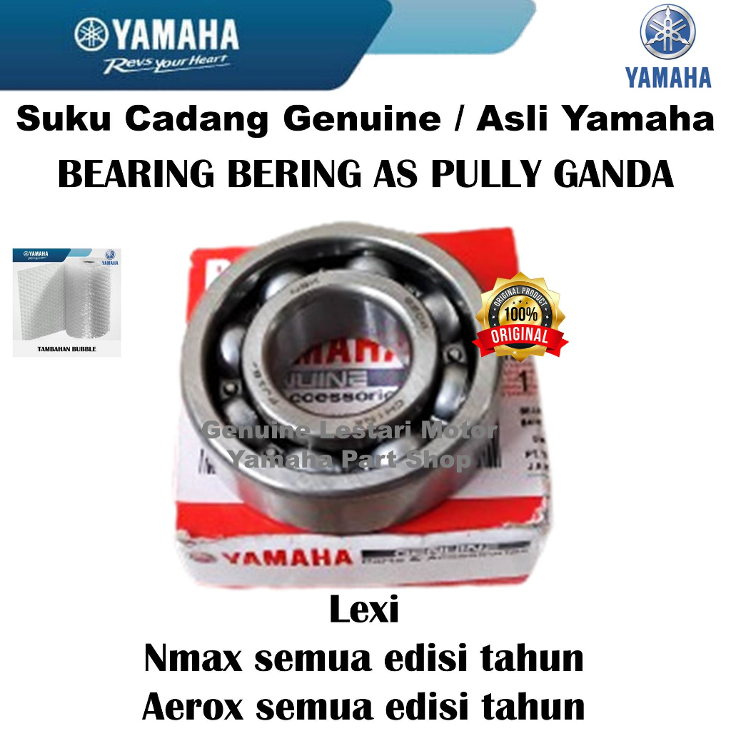 Jual Bering Bearing As Pully Puli Ganda Lexi All New Nmax N Max Aerox ...