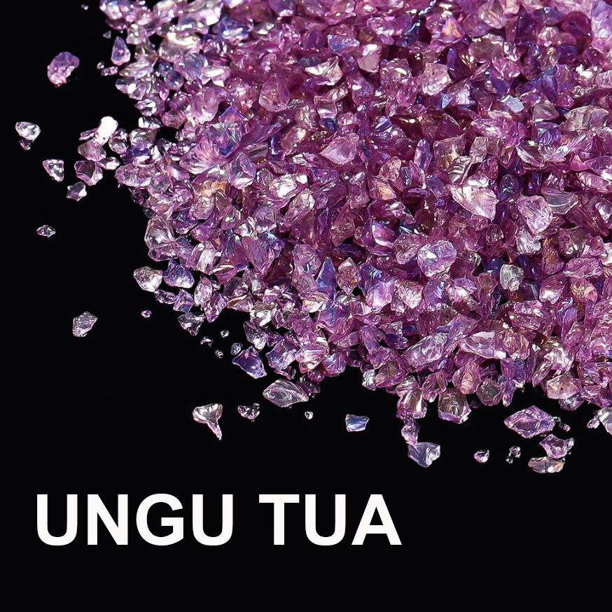 Jual Topping Batu Pecah Kecil Kaca Bening Transparan Stone Flakes ...